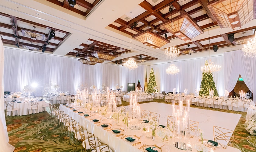 How To Decorate A Room With High Ceilings For Wedding | Shelly Lighting