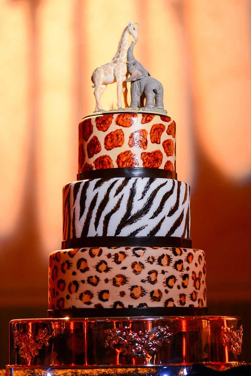 Animal Print Birthday Cakes